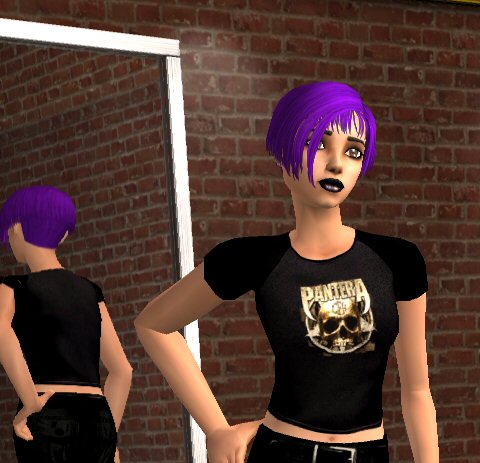 Mod The Sims - Metal, Gothic, Industrial & Punk Rock shirts (Set 4)