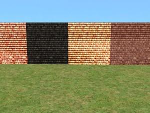 Mod The Sims - "Shingle Bells" Outdoor Wood Shingles - 7 Recolors