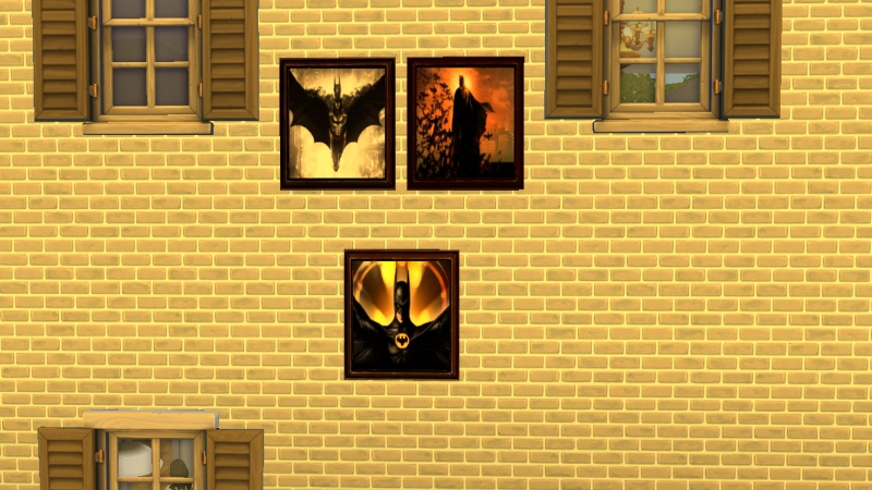 Mod The Sims - Batman paintings/pictures