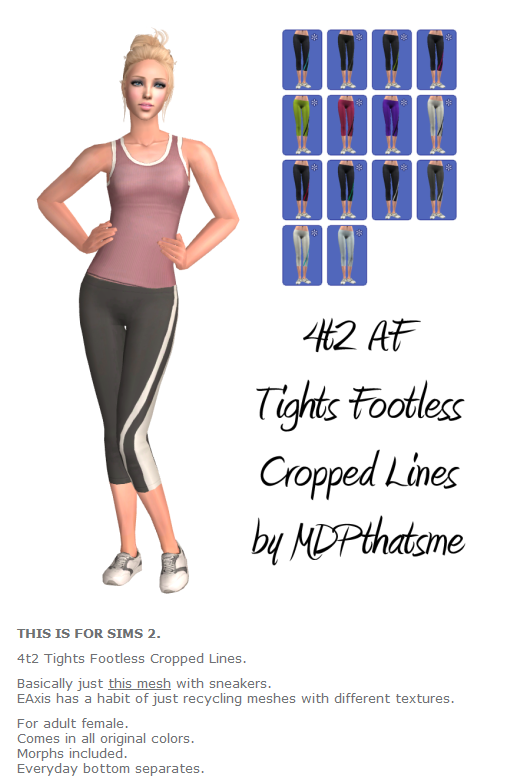 Mod The Sims - This AF singlet top (Found)