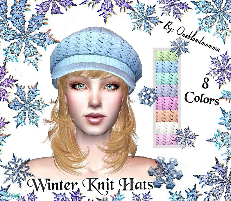 Mod The Sims - Rosesims winter hat accesery mesh