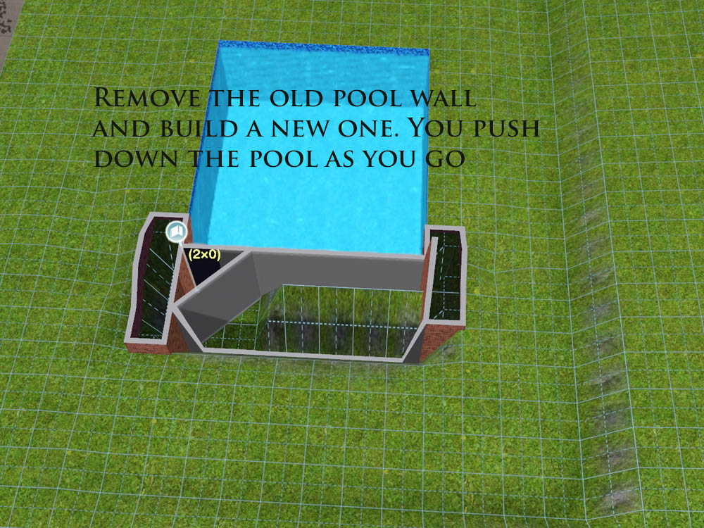 Mod The Sims - [Tutorial] Pool in the basement with foundations
