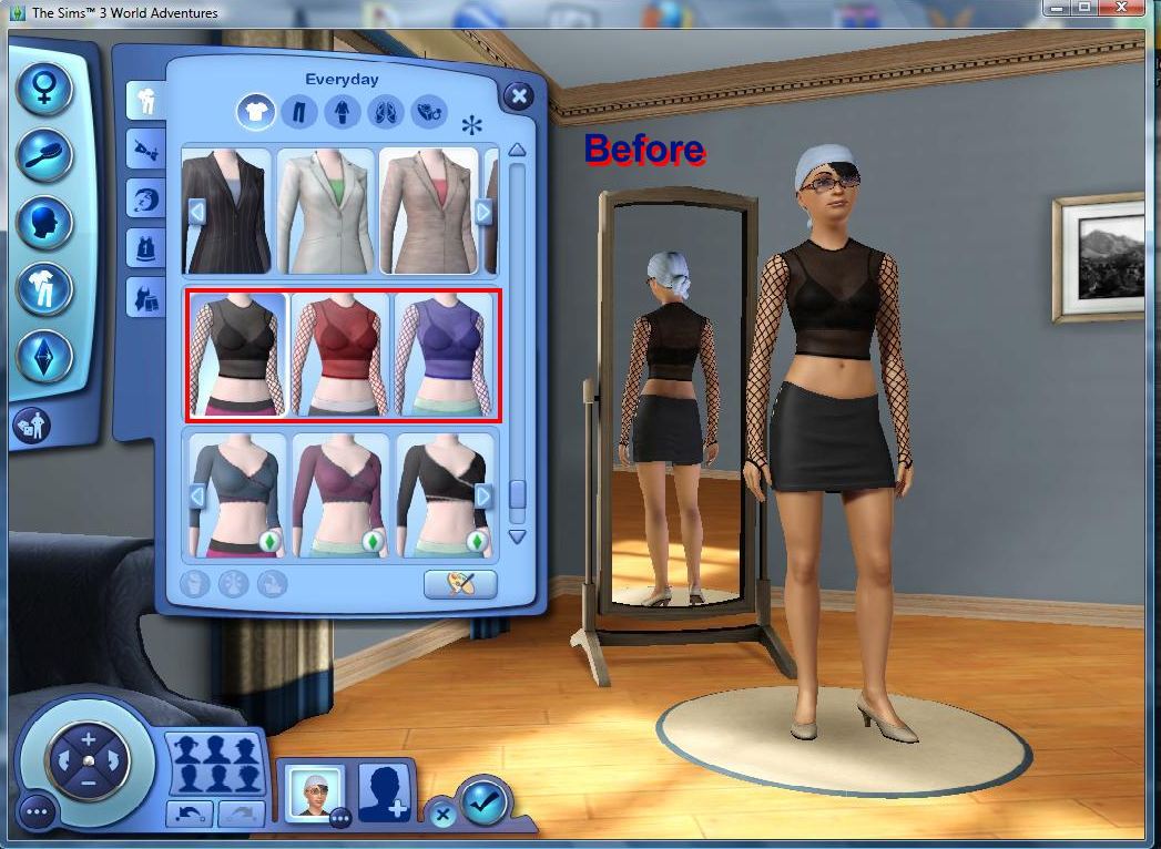 Mod The Sims - Recatagorizing clothing