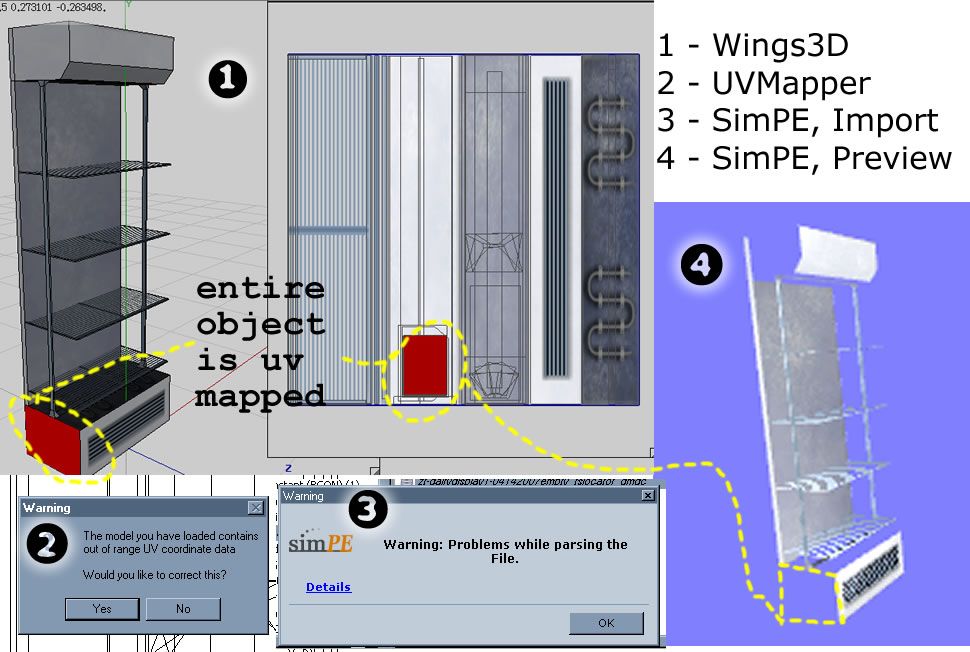Mod The Sims - UV Mapped object loses texture in SimPE