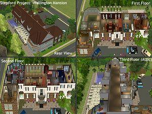 Mod The Sims - The Stepford Project I: 2 Mansions by D.D.I.