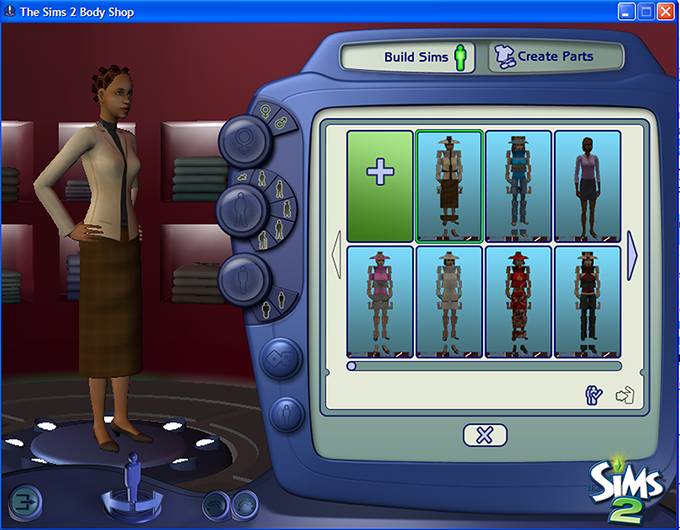 Mod The Sims - Choppy Sims Preview in Bodyshop