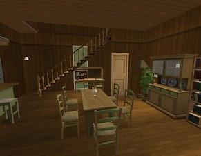 Mod The Sims - Little Red Barn - Converted to a House!