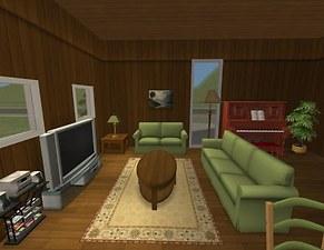 Mod The Sims - Little Red Barn - Converted to a House!