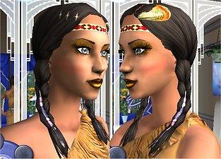 Mod The Sims - Pretty female Native American Indian sim :o)