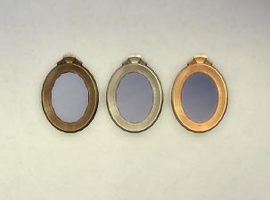Mod The Sims - Chaz MacFreeling Simple Oval Mirror