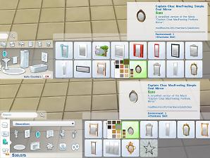 Mod The Sims - Chaz MacFreeling Simple Oval Mirror