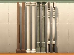 Mod The Sims - Four Decorative Columns