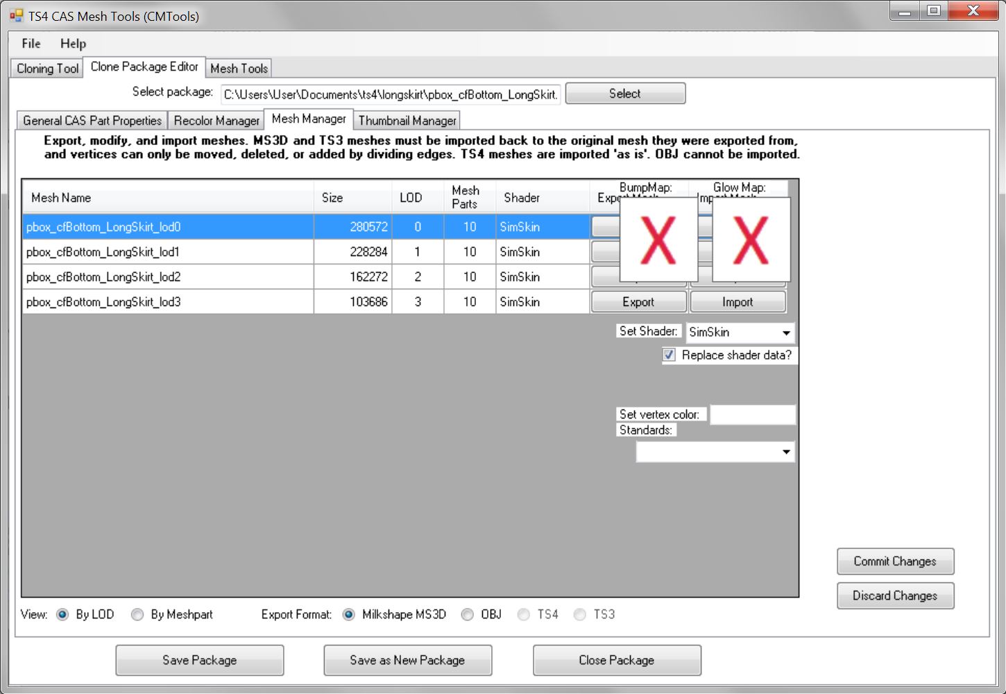 Mod The Sims - TS4 CAS/Mesh Tools V2.0.0.2: Tools for cloning, editing CC properties, recolors ...