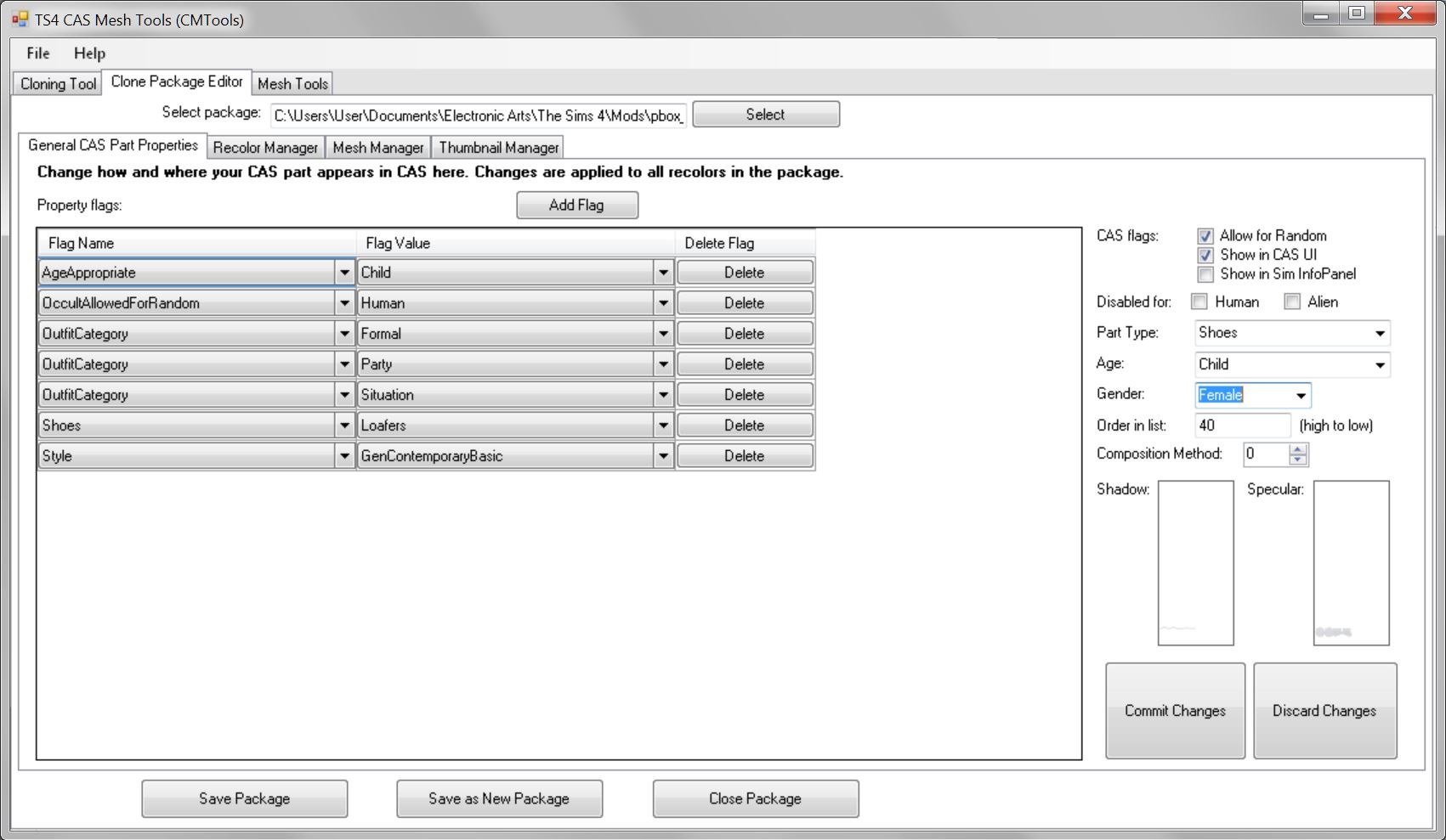 Mod The Sims - TS4 CAS/Mesh Tools V2.0.0.2: Tools for cloning, editing ...