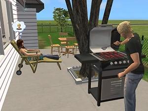 Mod The Sims - New Mesh: SimLicious Big Gas BBQ - Fully Animated w/ Lid