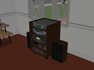 Mod The Sims - New Mesh: Polyphonic Stereo System (SimsOne Style)