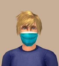 Mod The Sims - Face Masks in 11 Colors