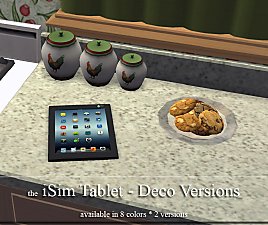 Mod The Sims - iSim Tablet ~ Deco Versions