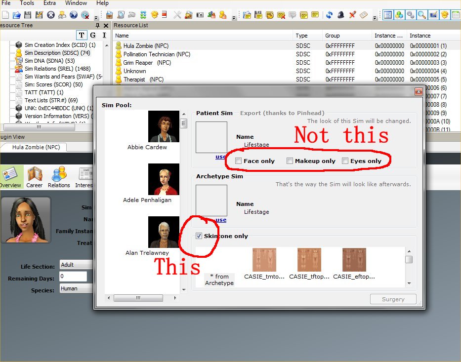 Mod The Sims - Sims 2 Skin tone error