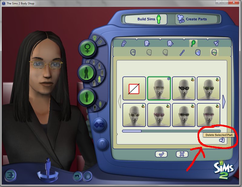 Mod The Sims - Game crashes when deleting accessories in CAS