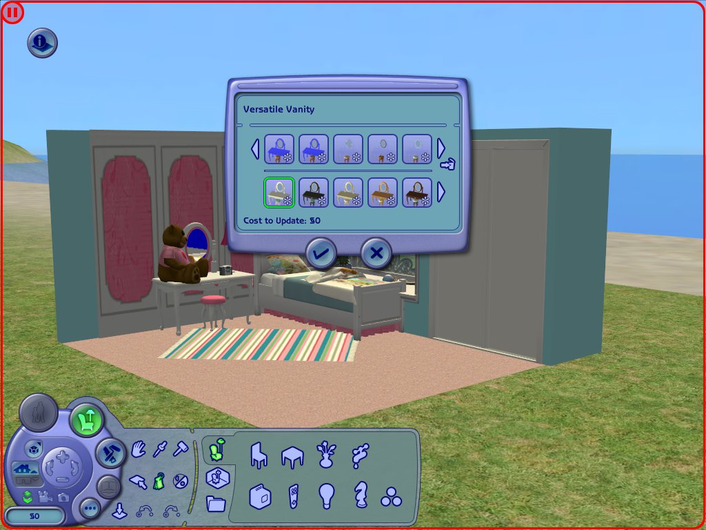 Mod The Sims - Resolved *Update* CRES error the cause? Vanity - Problem with textures showing on ...