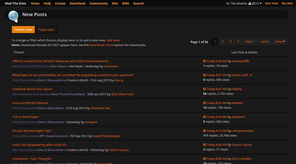 Mod The Sims - Bootstrap Slate