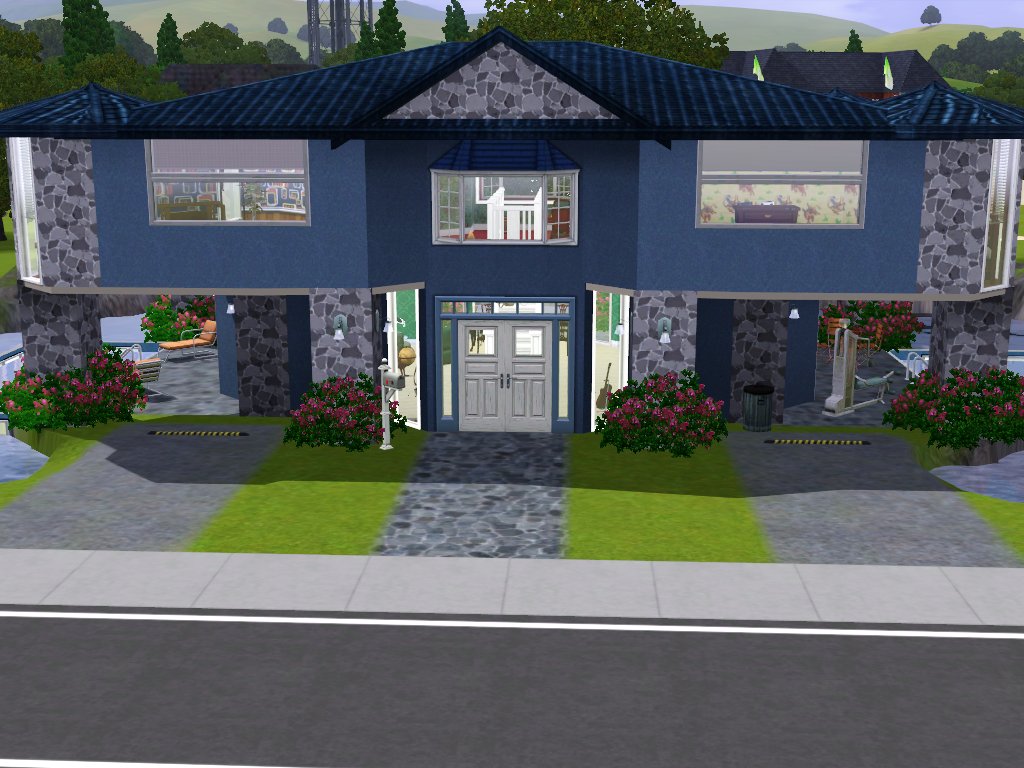 Mod The Sims - Home Sweet Home - Residential Lot with 4 bedrooms