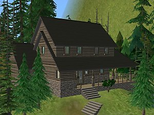 Mod The Sims - Forest house - family home for nature lovers.