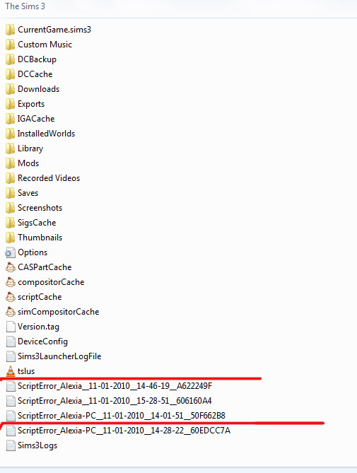 Mod The Sims - Script errors