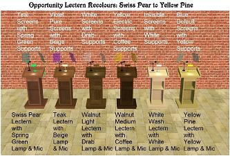 Mod The Sims - The Sims 2 Opportunity Pack Lectern & Accessories