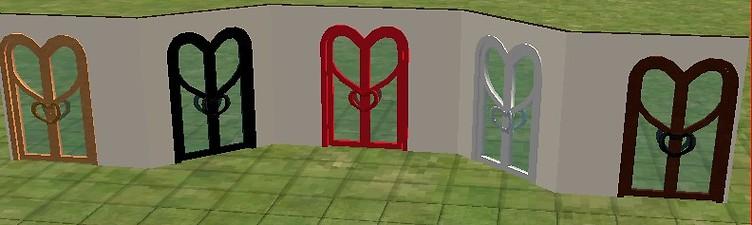 Mod The Sims - Heart-shaped window, door and arch
