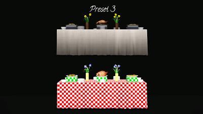 Mod The Sims - Your Party, Your Way Buffet Tables