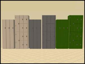 Mod The Sims - Locker Recolours