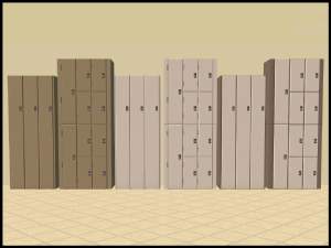 Mod The Sims - Locker Recolours