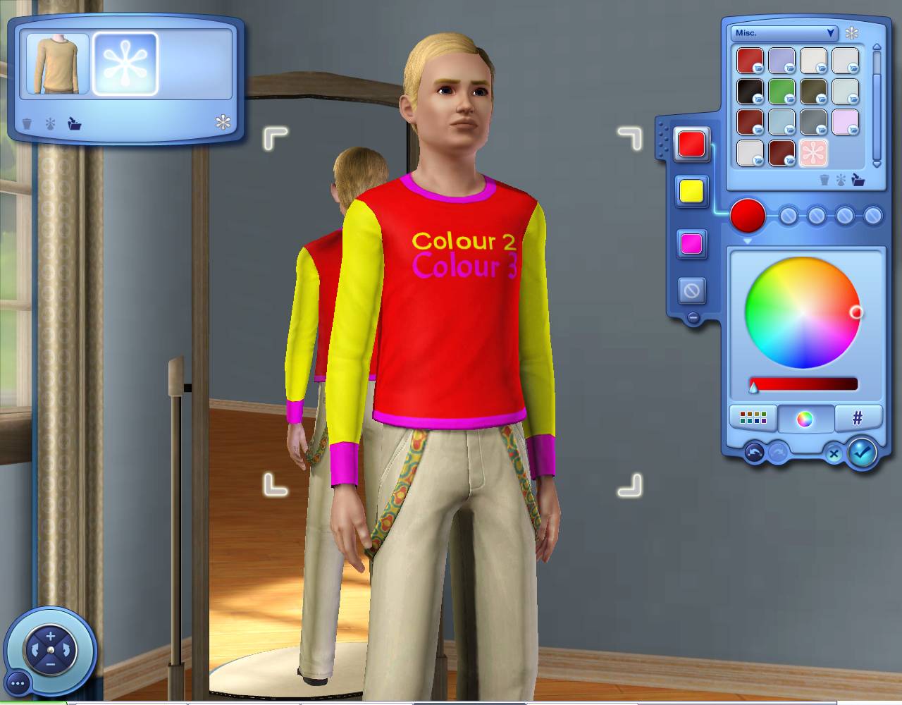 Mod The Sims - The fourth pattern color?