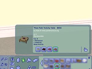 Mod The Sims - Celtic Activity Table