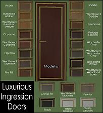 Mod The Sims - Luxurious Ingression Doors Recolored