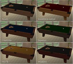 Mod The Sims - Pool Table Recolors