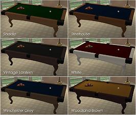 Mod The Sims - Pool Table Recolors