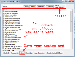 Mod The Sims - Create your own no effects mod tool (updated 07/02/2013)