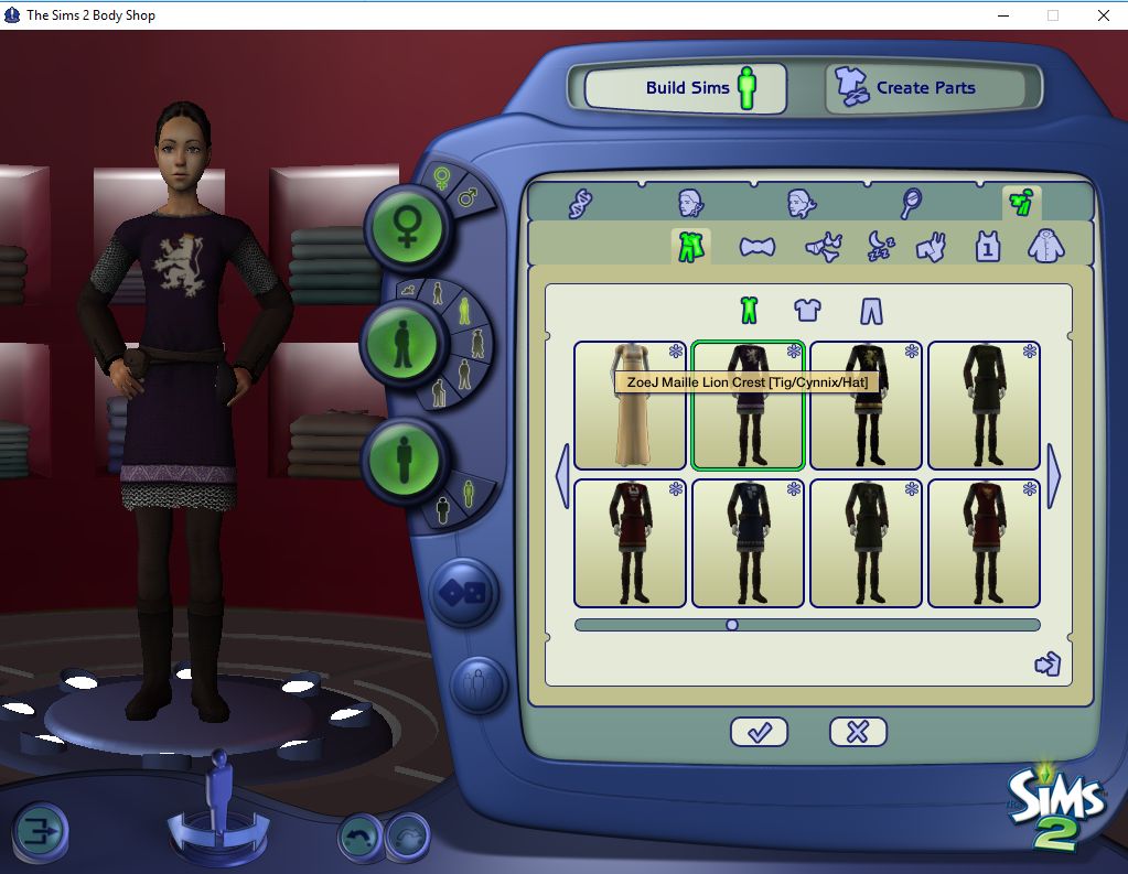 Mod The Sims - Medieval armor for teens