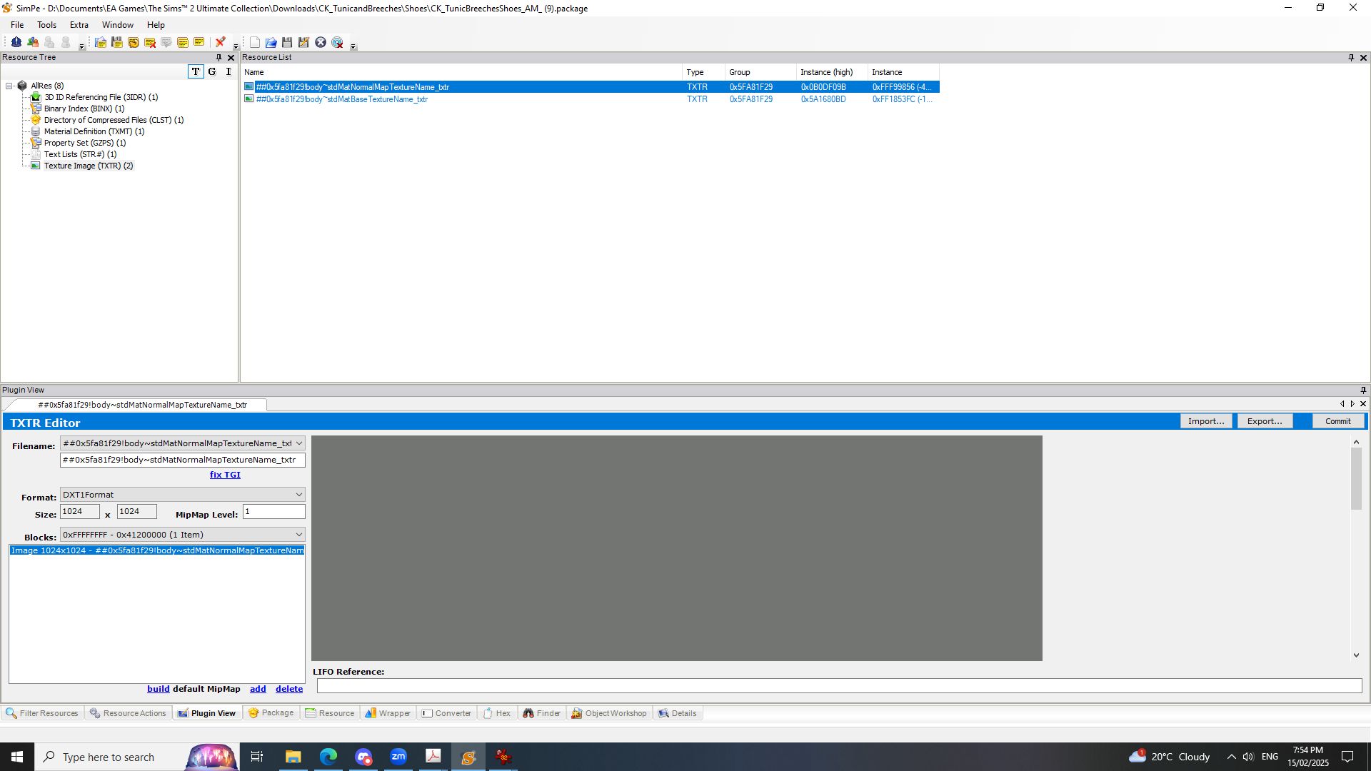 Mod The Sims - Texture related issue??