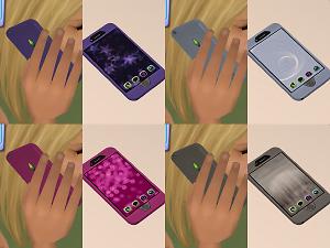 Mod The Sims - LlamaBOX! Recolors of omgsims2's OSS Cell Phone