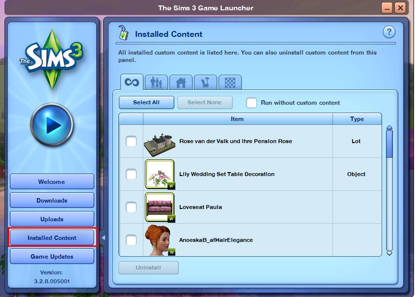 Mod The Sims - Can't find item to delete it