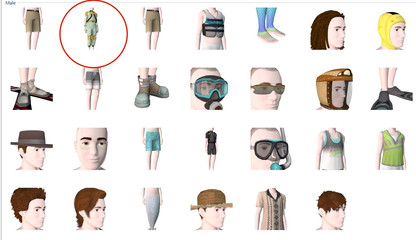 Mod The Sims - wetsuit mesh fix and gloves and boots