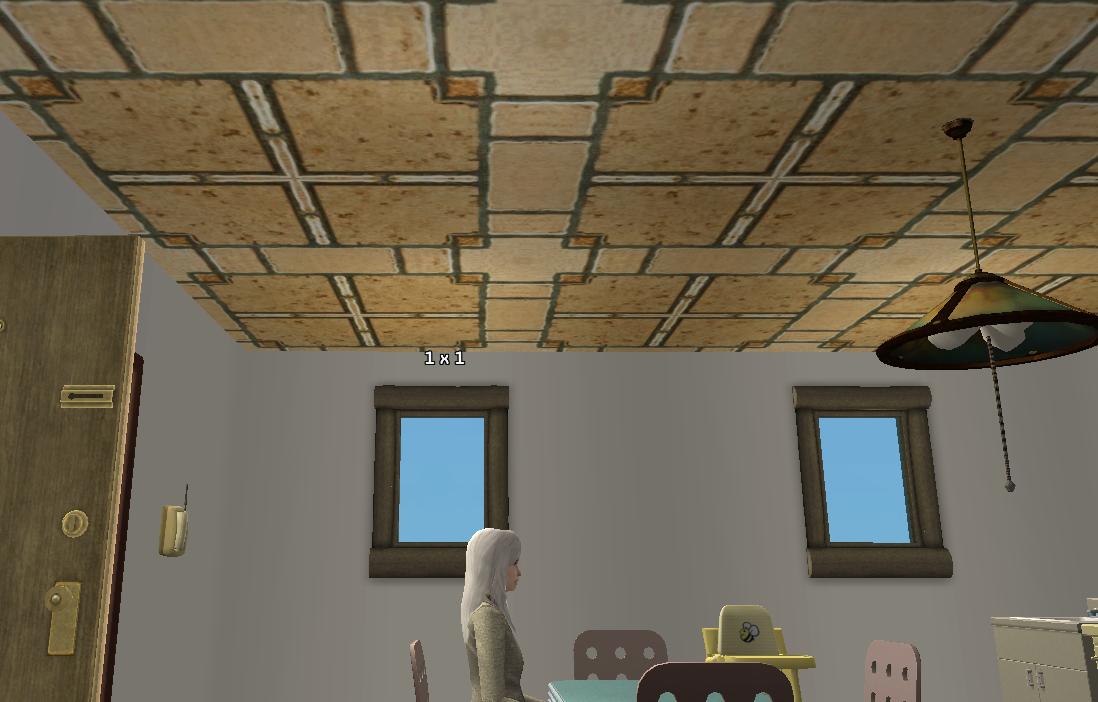 Mod The Sims - How do i decorate or change the colour of my ceiling?