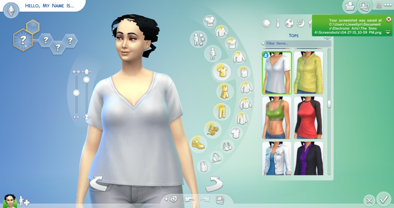 Mod The Sims - Hair Deforming With Body