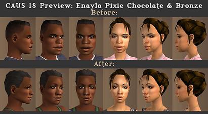 Mod The Sims - Default replacement face archetype: 18 CAUS