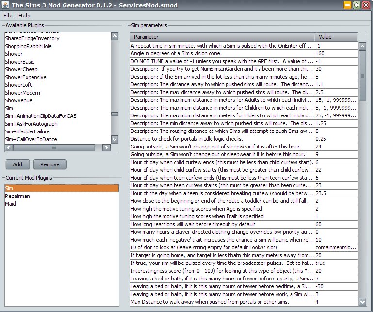 Mod The Sims - The Sims 3 Mod Generator - ALL PLUGINS GENERATED