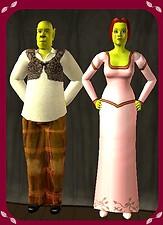 Mod The Sims - Sims based on Shrek and Fiona ogres from Movie Shrek 1 ...